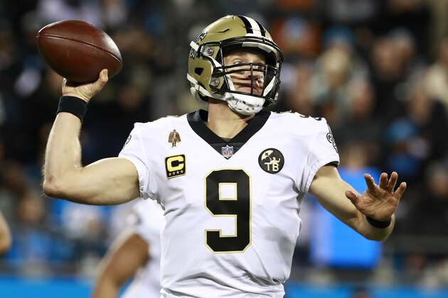 Drew Brees Breaks His Own Single-Season Completion Percentage Record