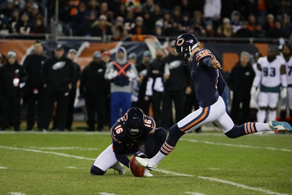 Video: Cody Parkey's Potential Game-Winning FG Hits Upright, Crossbar ...