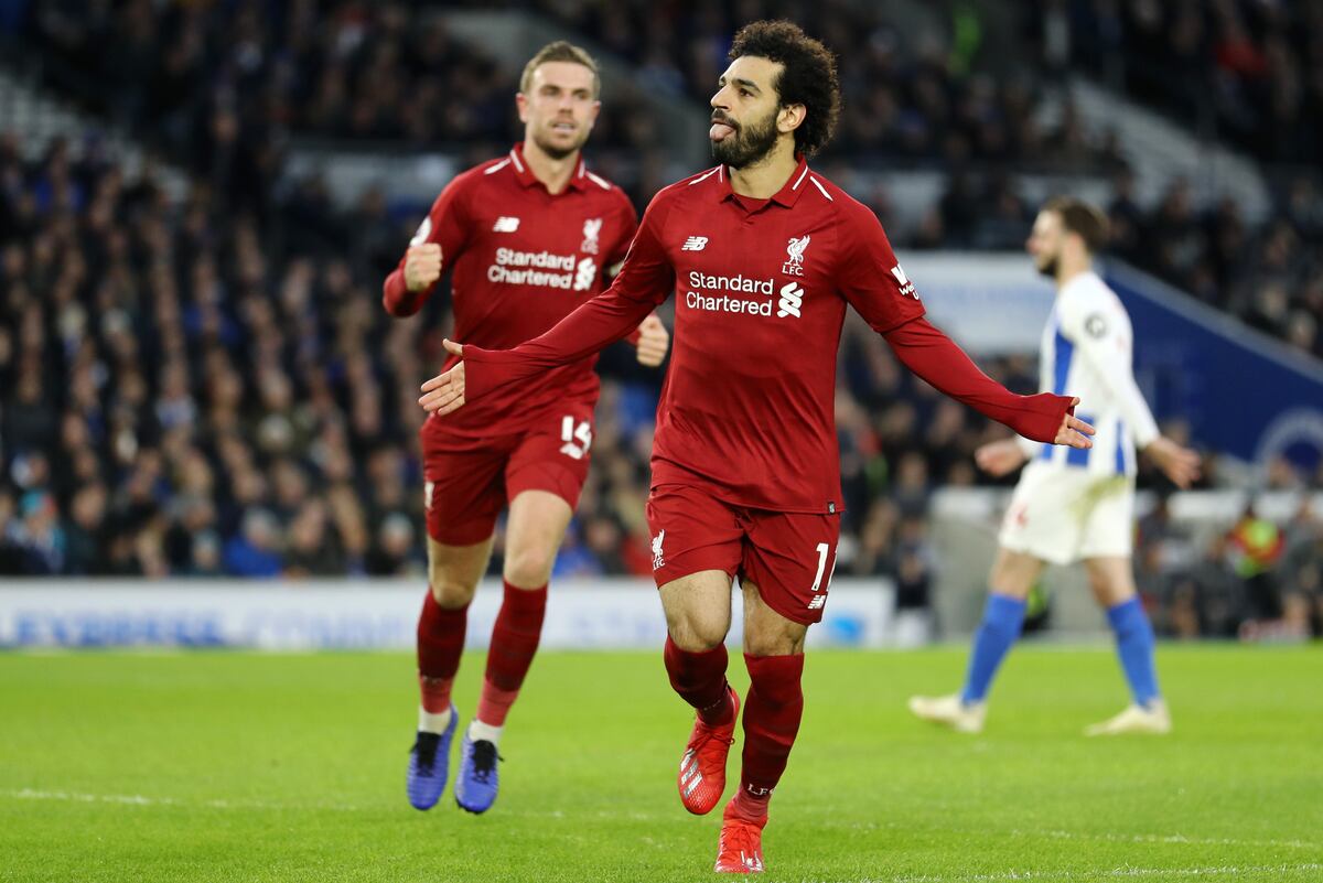 Mohamed Salah Penalty Sees Liverpool Past Brighton & Hove Albion in EPL ...