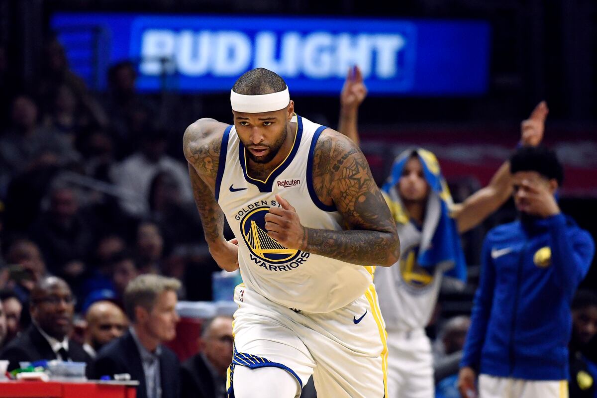 DeMarcus Cousins Drops 14 in Warriors Debut, Win over Tobias Harris ...