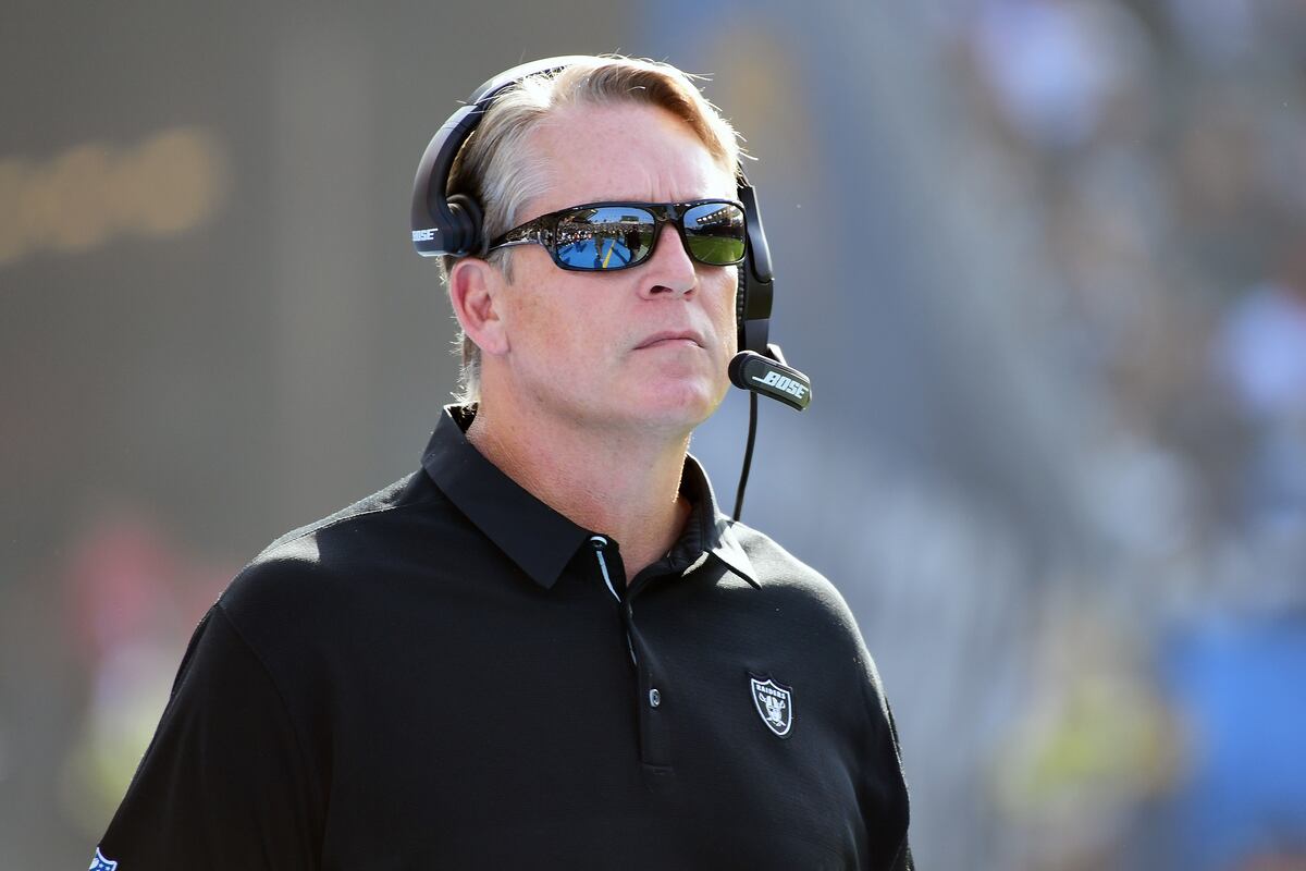 Report: Bengals Eye Ex-NFL HC Jack Del Rio as DC, Raiders' Brian ...