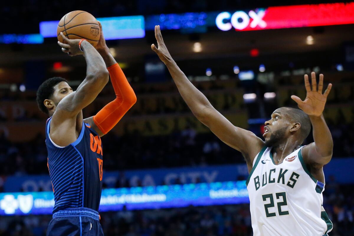 Paul George's Red-Hot Shooting Leads Thunder to Win vs. Giannis, Bucks ...