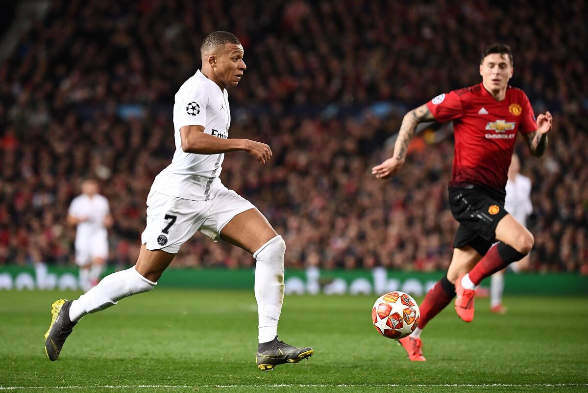 Watch Kylian Mbappe Blow by Manchester United for Champions League Goal ...