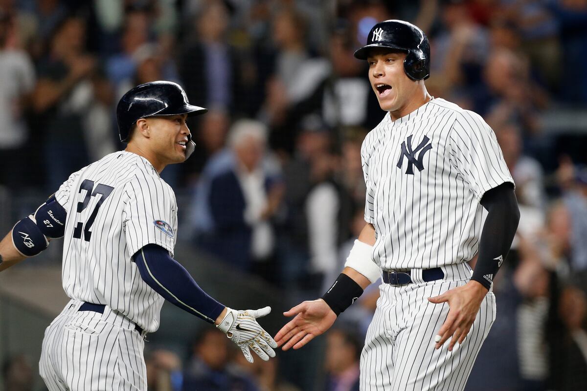 Yankees' Aaron Judge, Giancarlo Stanton Comment on Participating in $1M HR Derby | News, Scores ...