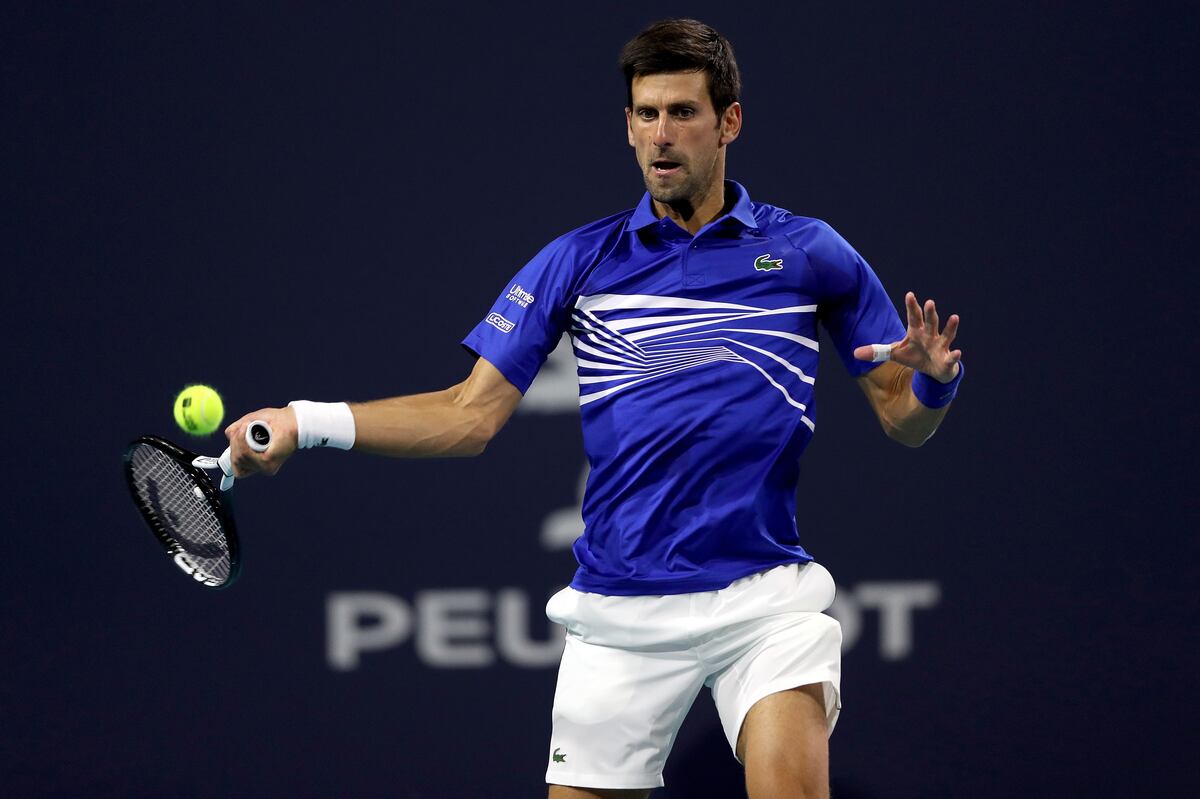Novak Djokovic Beats Bernard Tomic in Straight Sets in Miami Open 2nd ...