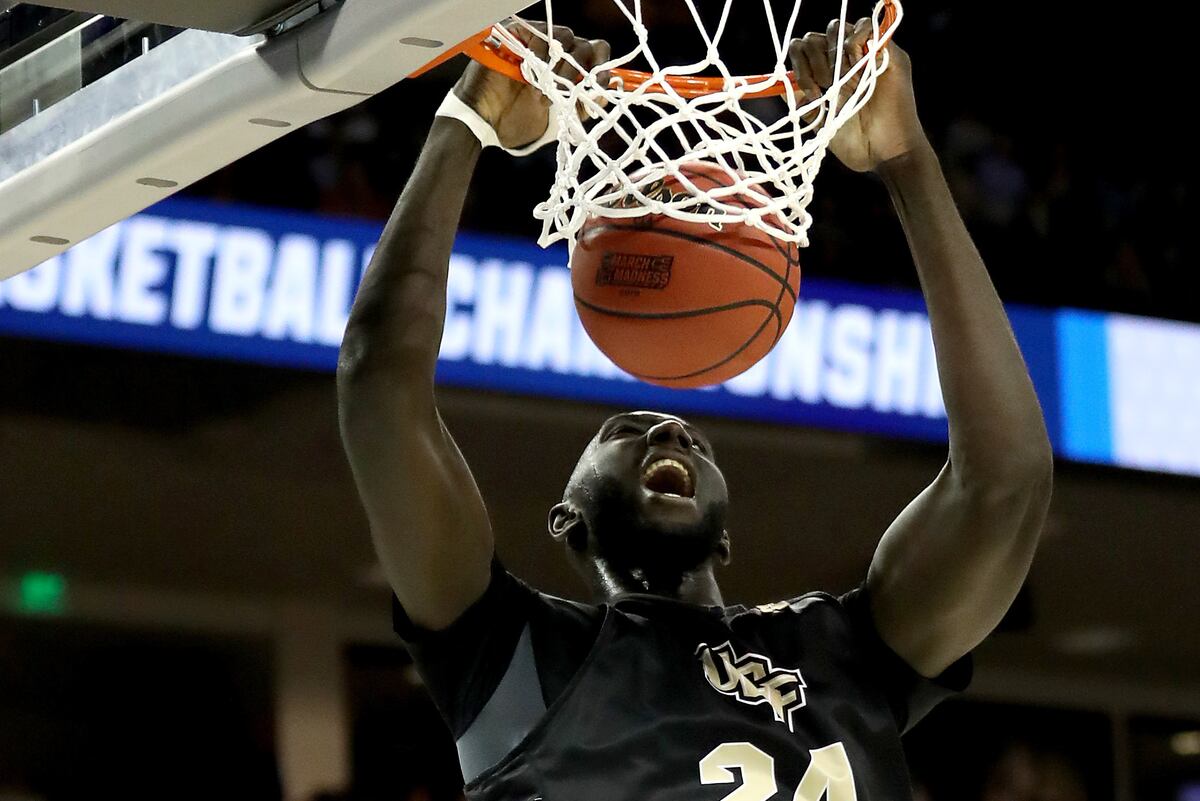 Tacko Fall Double-Doubles, No. 9 UCF Beats No. 8 VCU to Set Up Clash ...