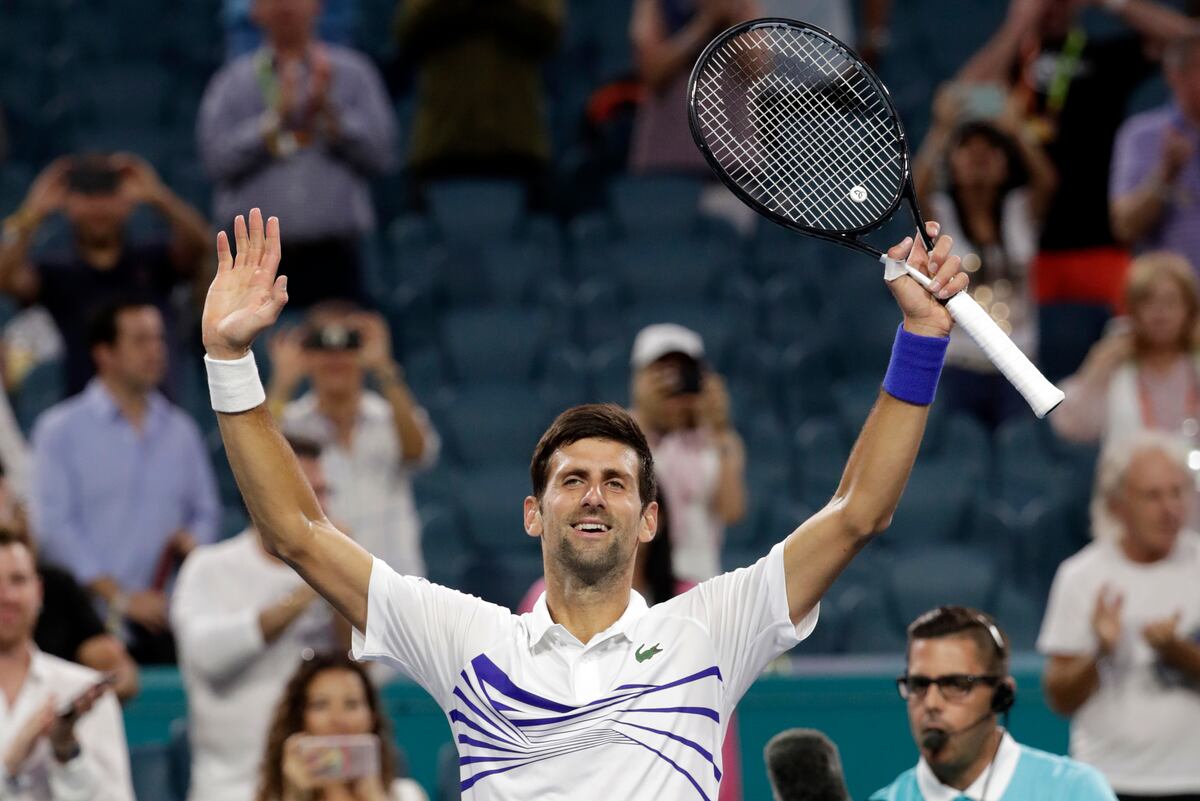 Miami Open Masters 2019 Results: Novak Djokovic, Simona Halep Advance ...