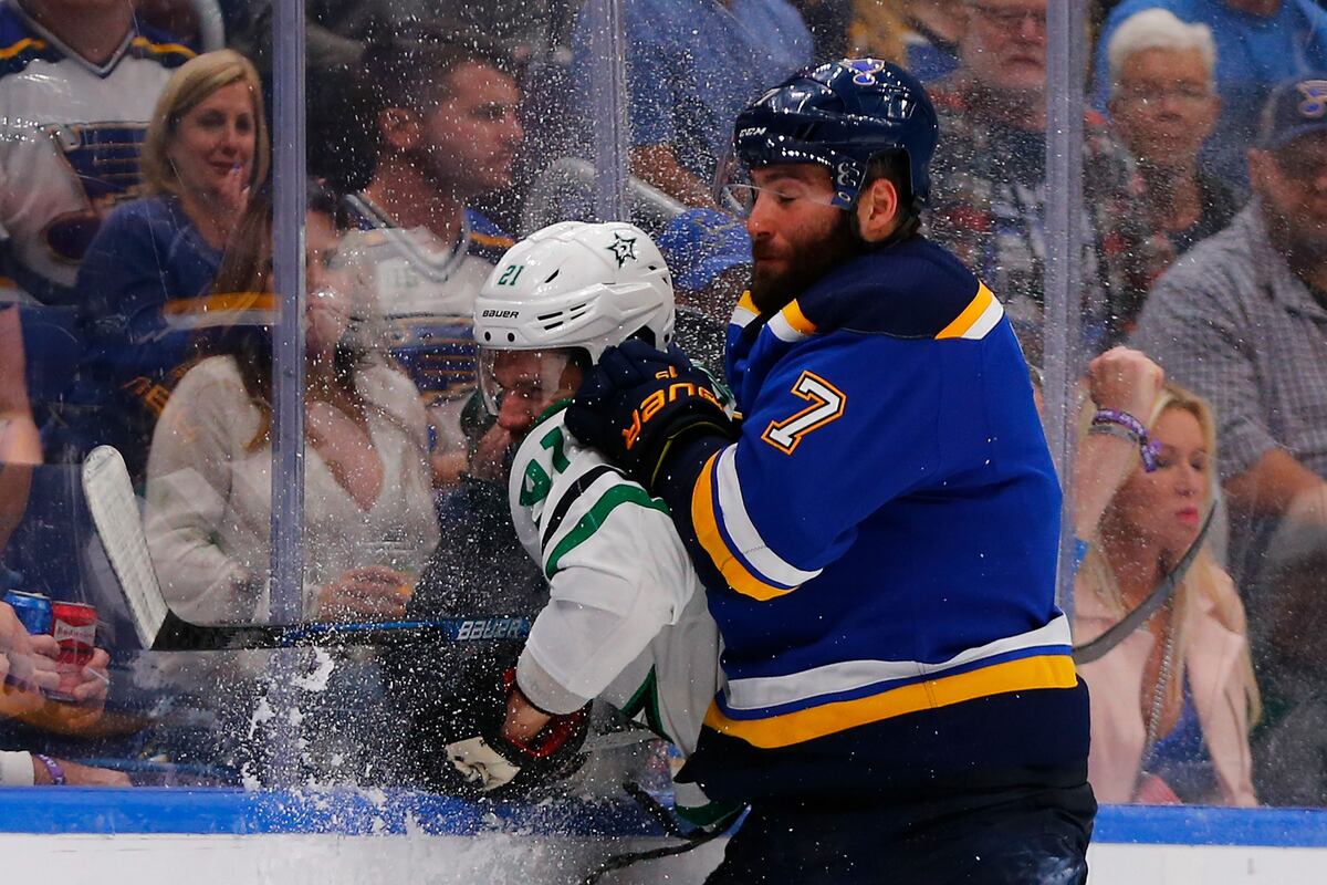 Patrick Maroon Powers Blues Past Brilliant Ben Bishop, Stars in Game 7 ...