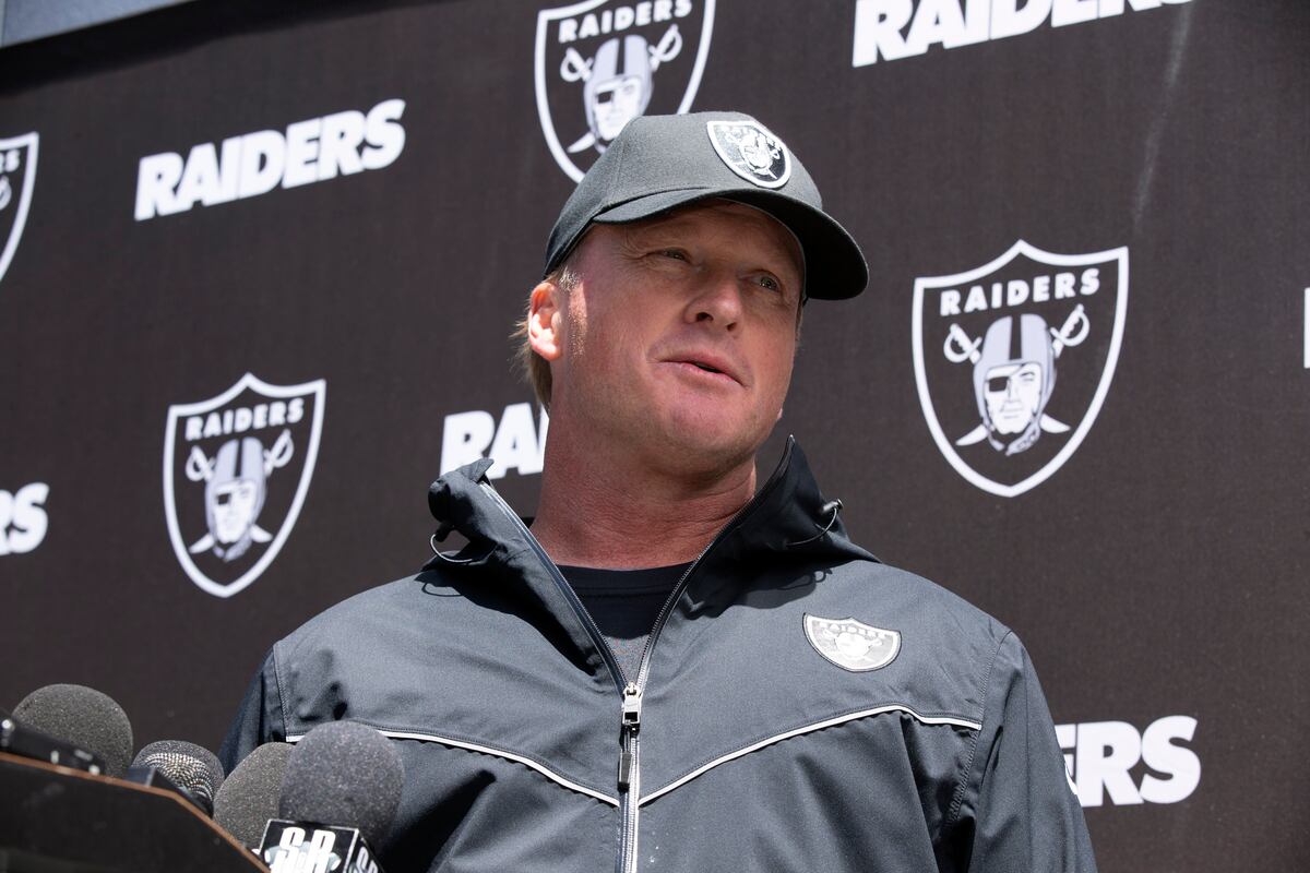 Jon Gruden: Raiders 'Didn't Think' About Trading to No. 1 to Draft ...