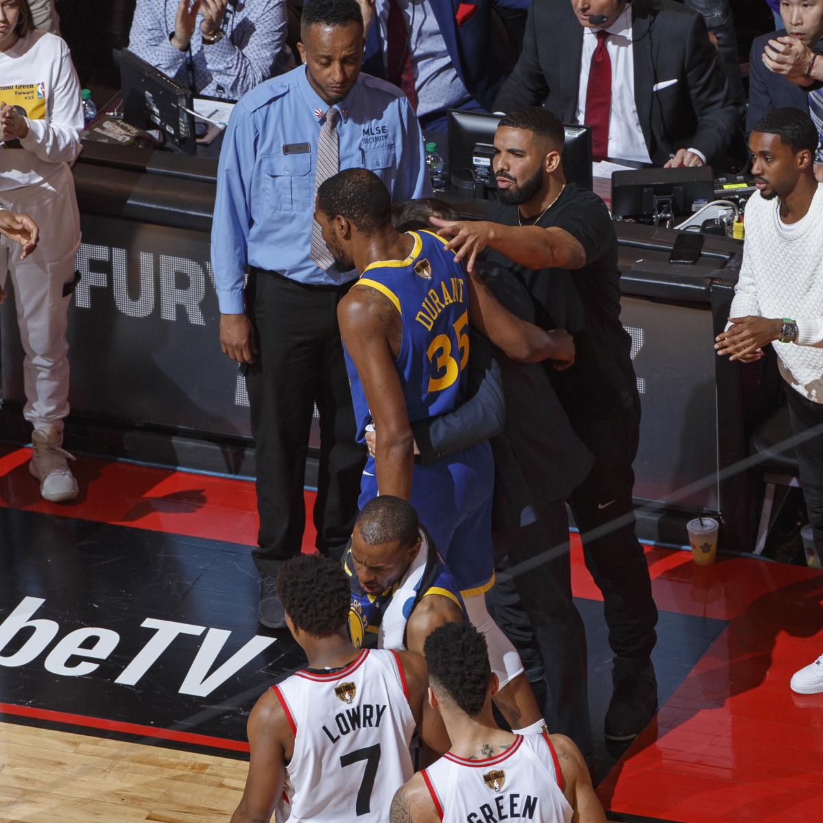 Look: Drake Posts Instagram on Kevin Durant's Injury, Calls Him a 'True ...