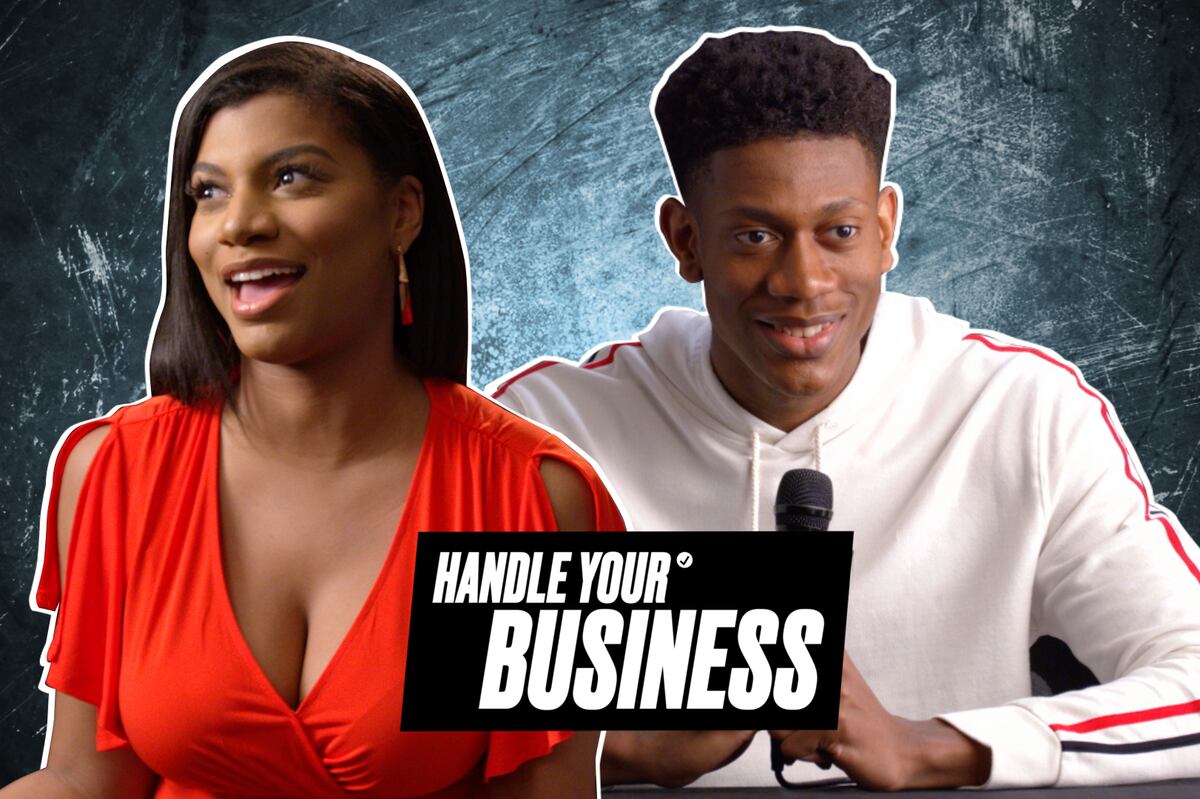 Taylor Rooks and De'Andre Hunter Put on Mock Media Conference | News ...