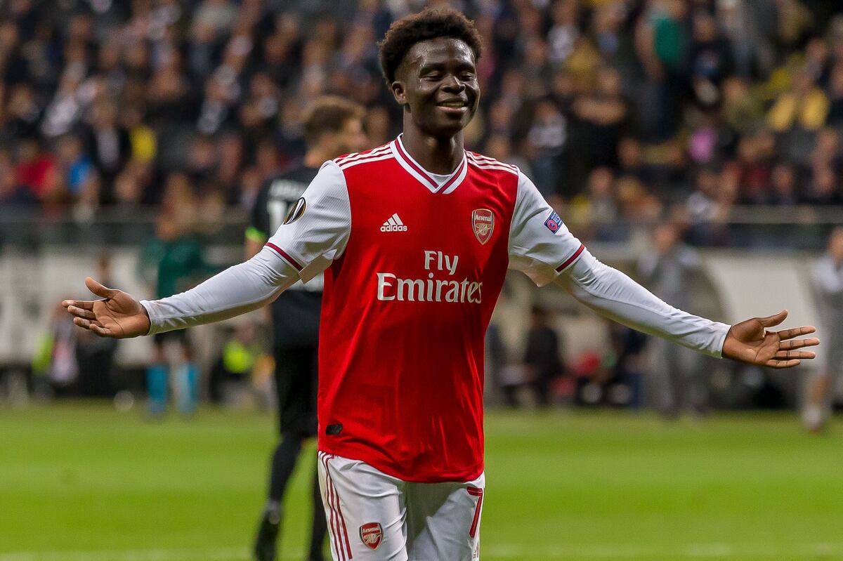 Arsenal's Bukayo Saka Says He Is Looking to Emulate Cristiano Ronaldo ...