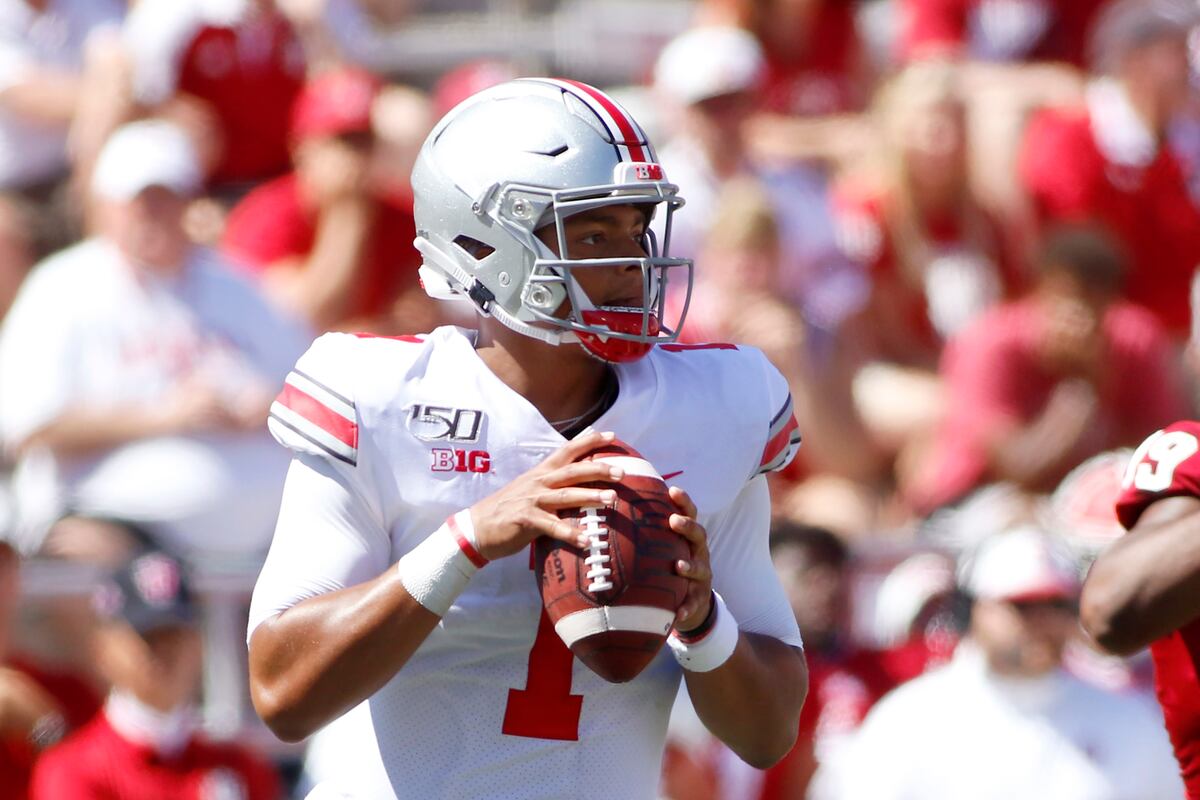 B/R Countdown: Top 10 Justin Fields TDs Through Week 4 of College ...