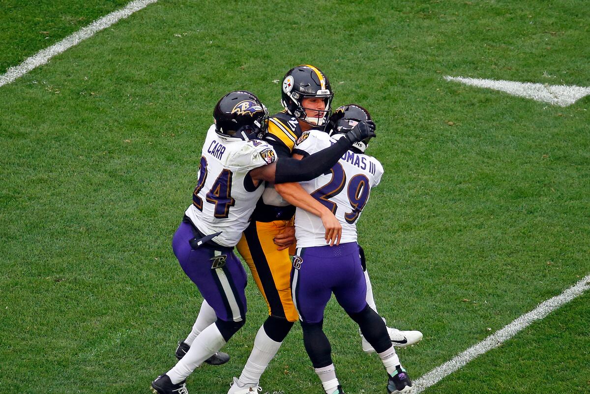 Ravens' Earl Thomas Says He Texted Mason Rudolph After Helmet-to-Helmet ...