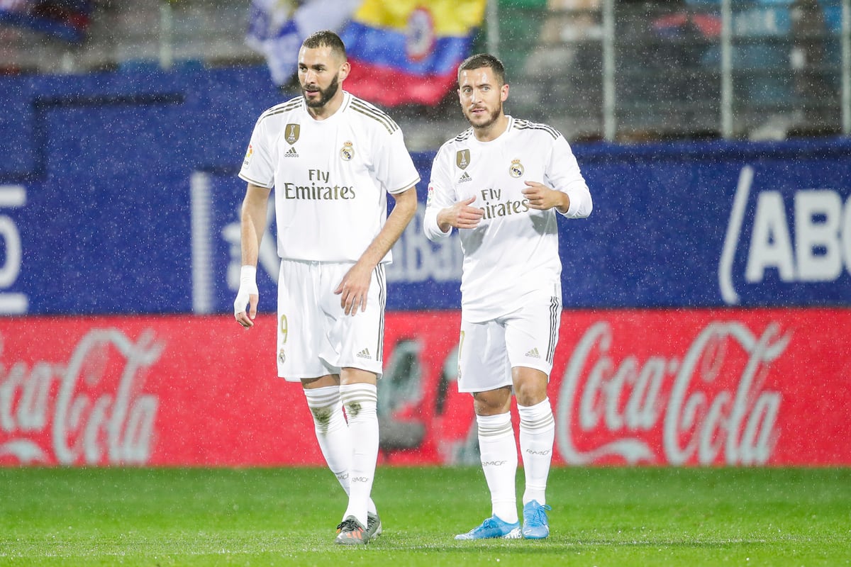 Real Madrid's Eden Hazard Says Karim Benzema Is the 'Best Striker in ...