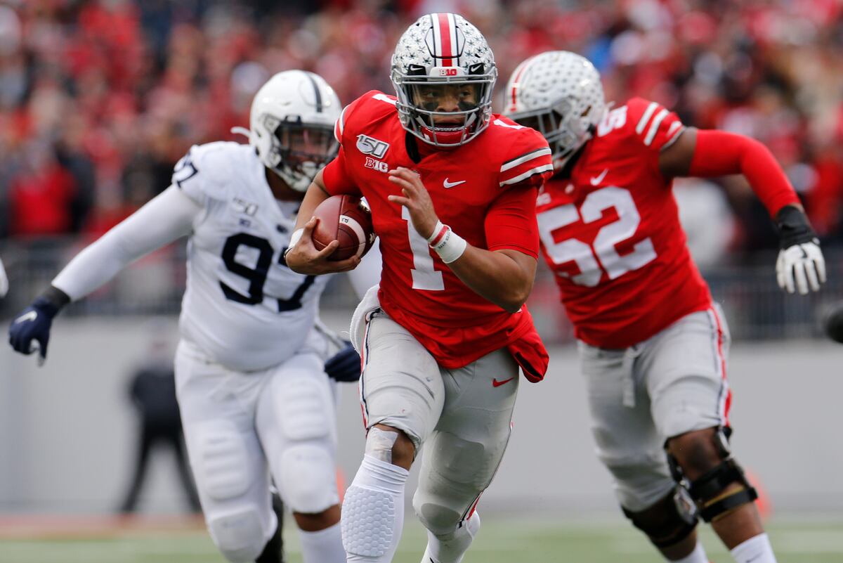 Justin Fields, No. 2 Ohio State Hold Off No. 8 Penn State as Chase ...
