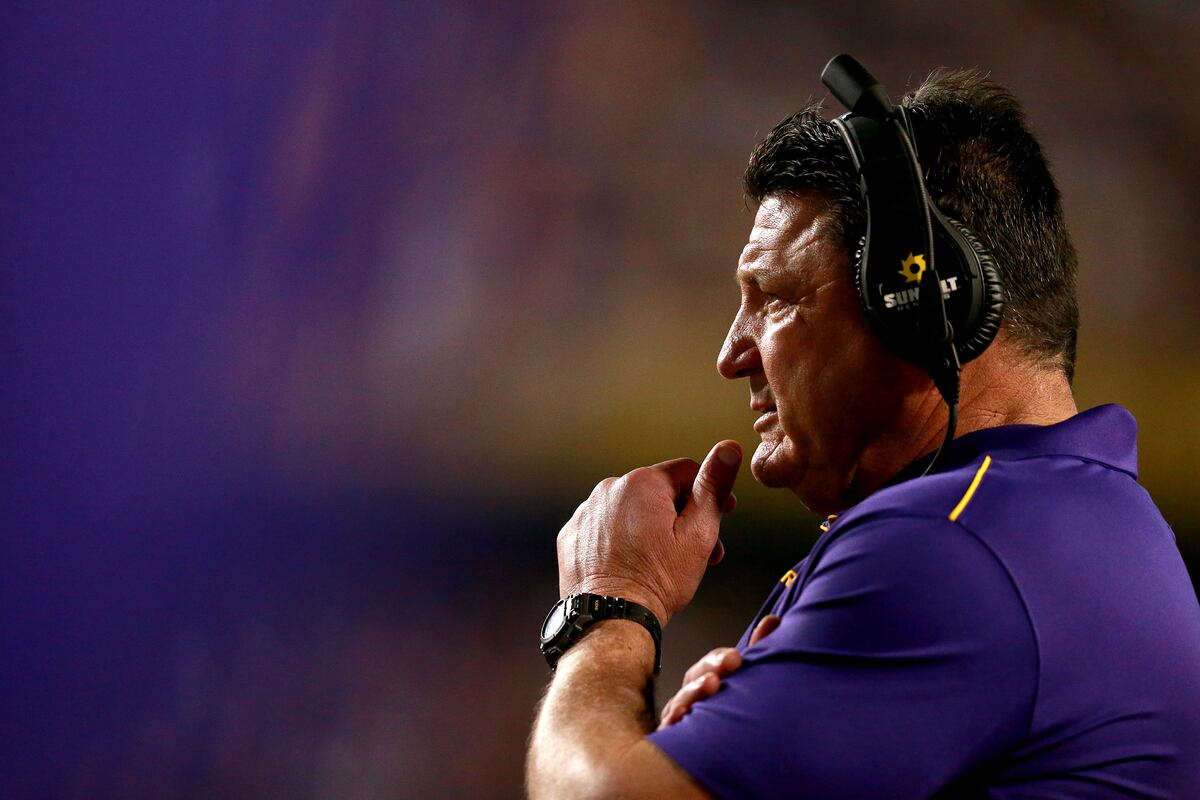 Adam Kramer on College Football: Ed Orgeron's LSU Revival Is Nearly ...