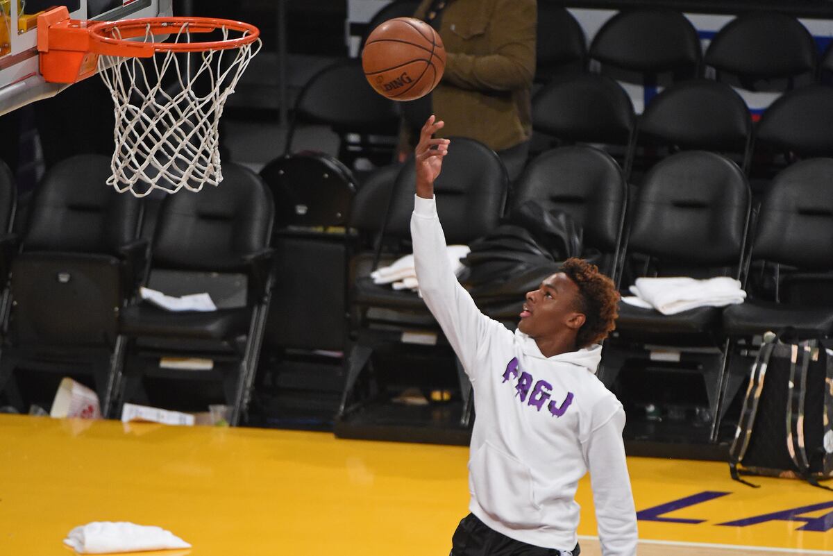 Bronny James Starts, Zaire Wade Out as Sierra Canyon Routs Granada ...