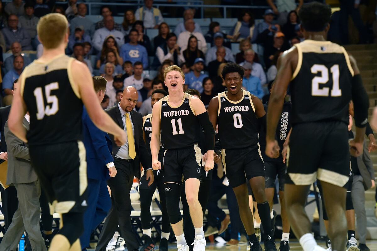 No. 17 UNC Upset by Wofford 68-64 as Cole Anthony Sits with Knee Injury ...