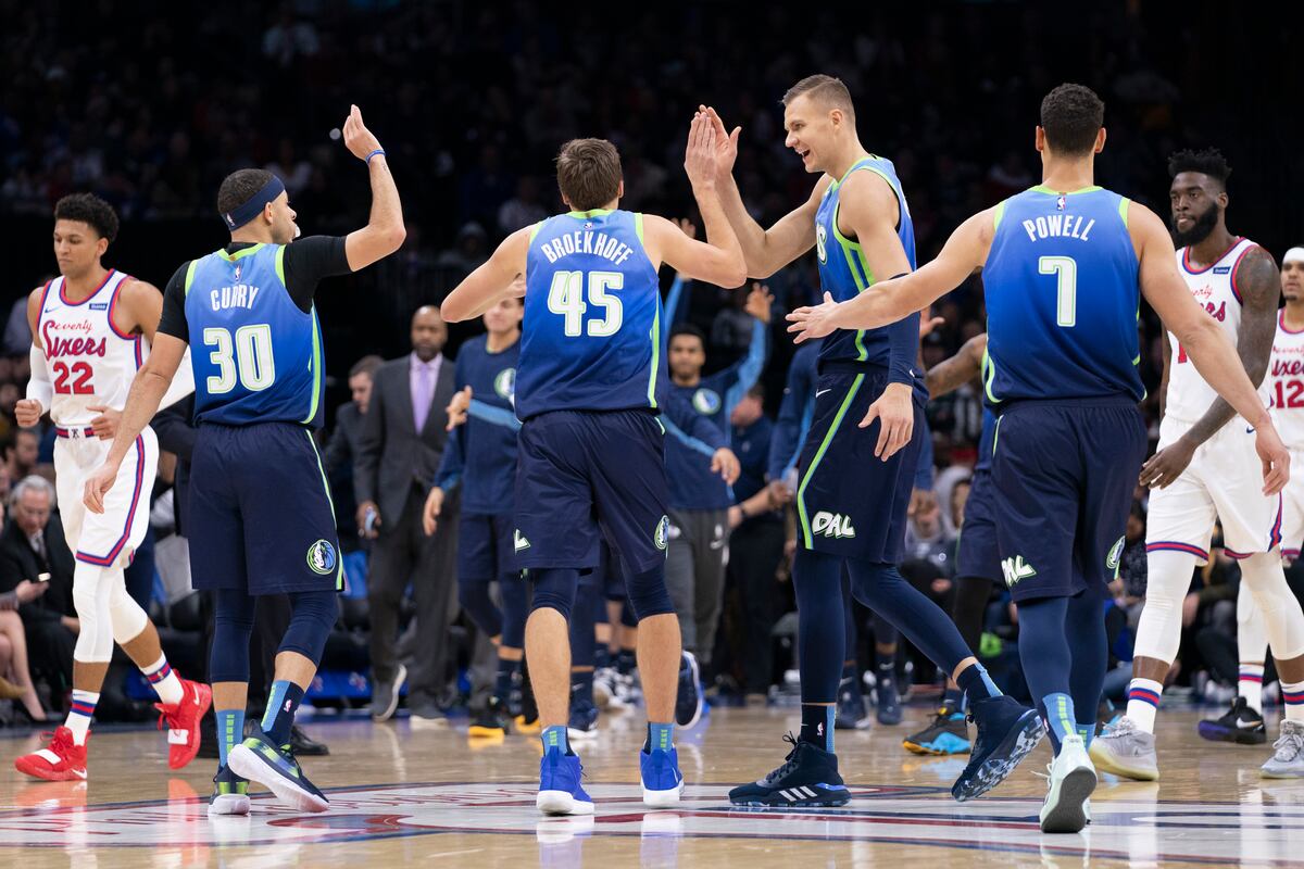 Kristaps Porzingis Posts 22 and 18 to Lead Mavericks Past Joel Embiid ...