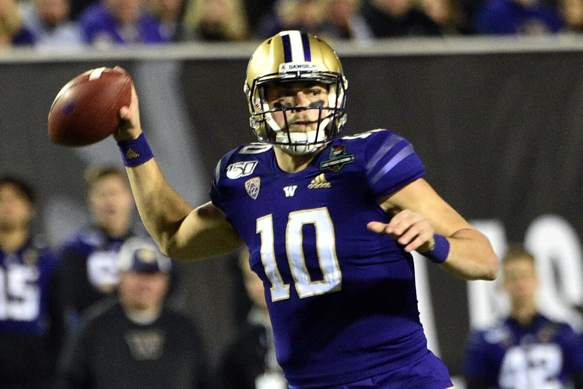 Jacob Eason, Washington Dominate No. 19 Boise State to Win 2019 Las Vegas Bowl | News, Scores ...