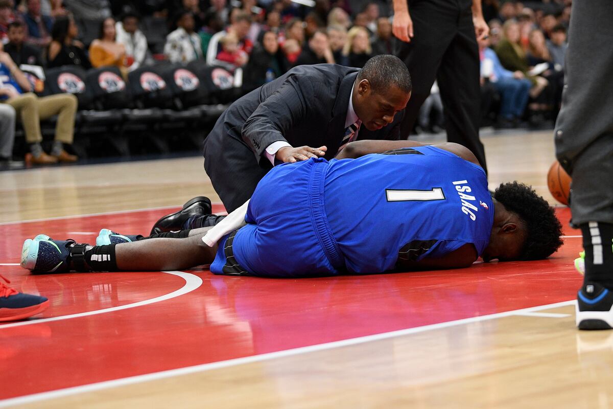 Magic's Jonathan Isaac Out at Least 2 Months, Knee Injury Diagnosed as ...