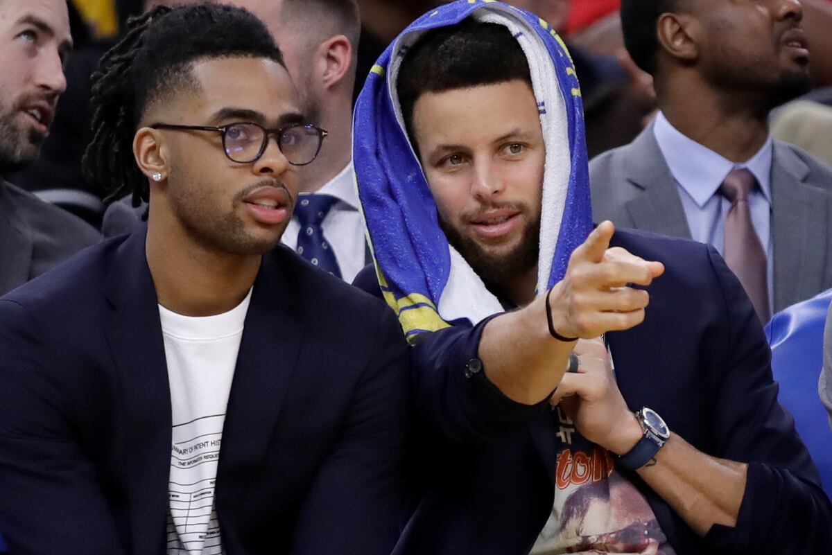 Report: Warriors Want to See Steph Curry, D'Angelo Russell Together ...