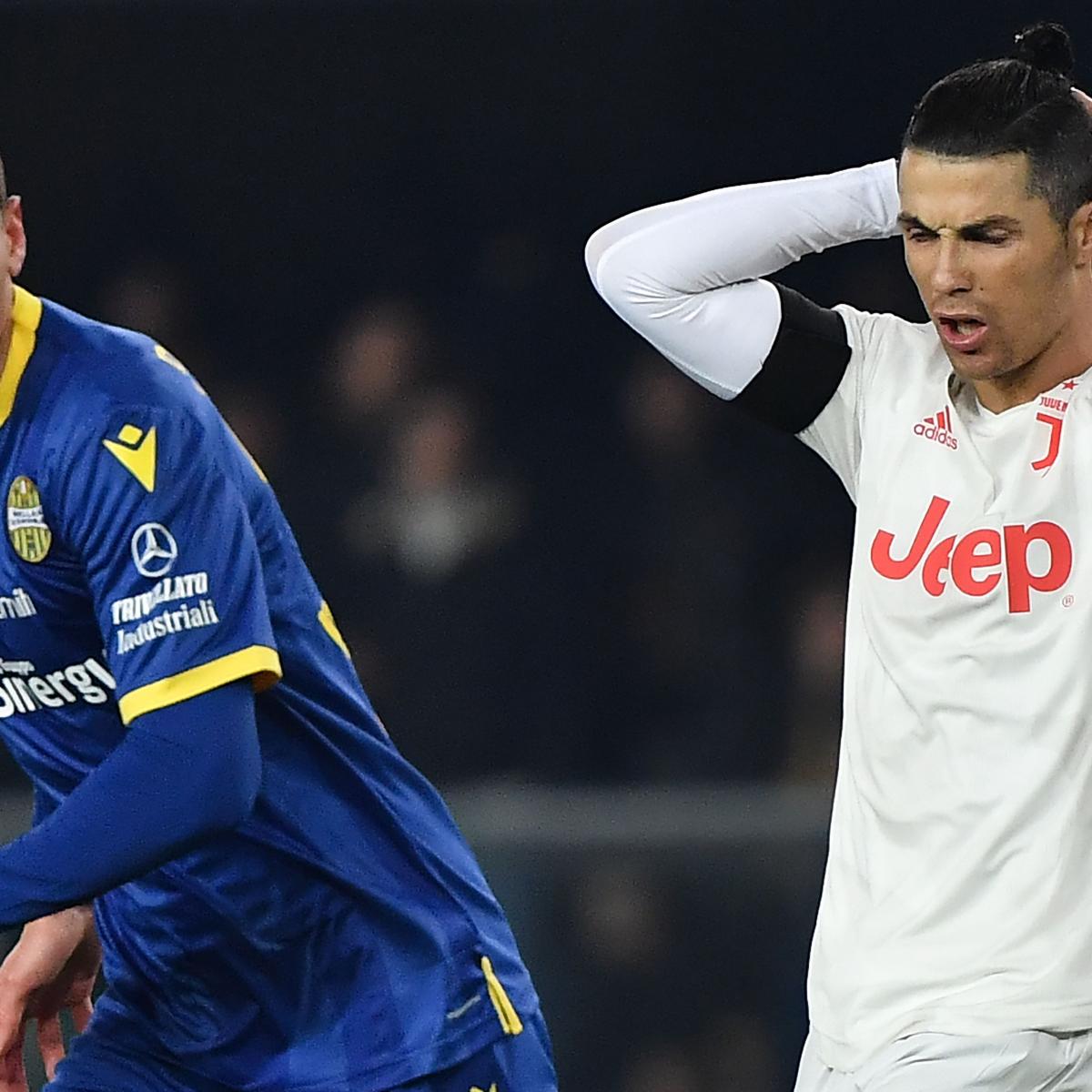 Cristiano Ronaldo Scores As Juventus Stunned By Hellas Verona In Serie