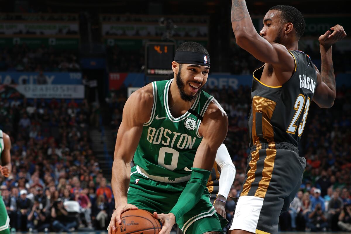 Jayson Tatum, Kemba Walker Combine for 53 Points as Celtics Beat Thunder | News, Scores ...