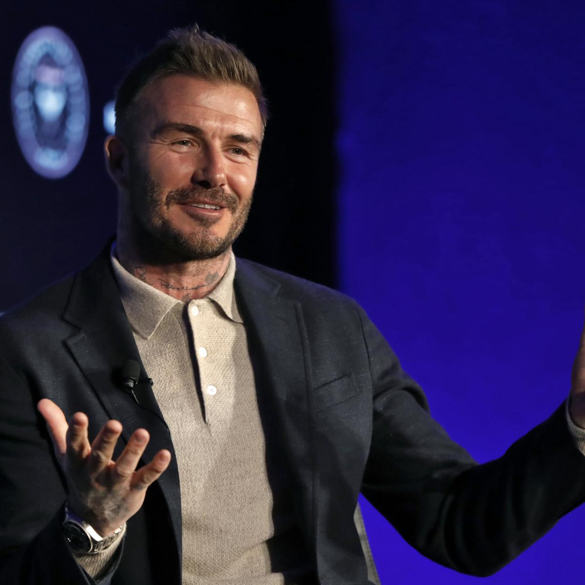 David Beckham Talks Rumors of Recruiting Cristiano Ronaldo, Lionel ...