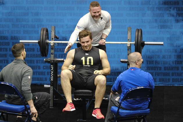 Video: ASU Punter Michael Turk Puts Up 25 Bench Press Reps at NFL Combine