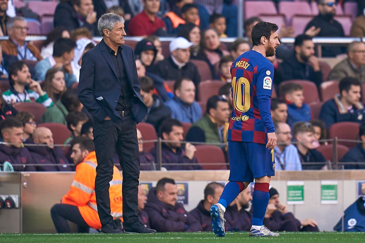Quique Setien Says Lionel Messi's Poor Goalscoring Form Is 'Not ...