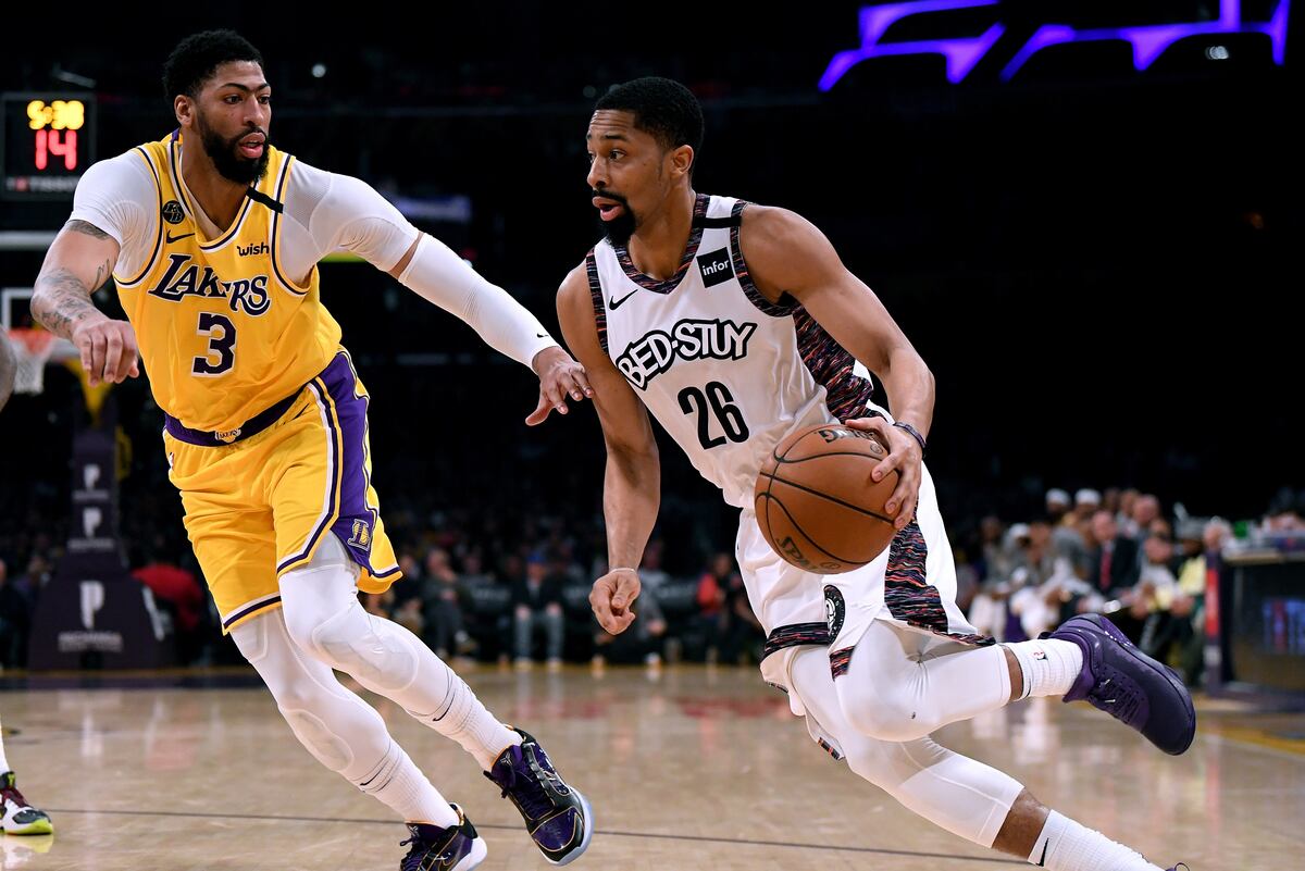 Spencer Dinwiddie Leads Nets to Win vs. LeBron James, Anthony Davis ...