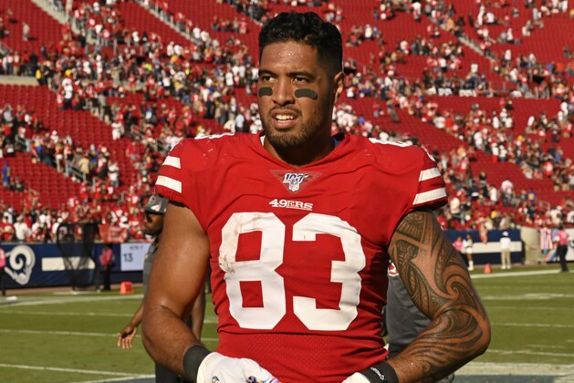 Levine Toilolo Reportedly to Sign Giants Contract After 1 Season with 49ers