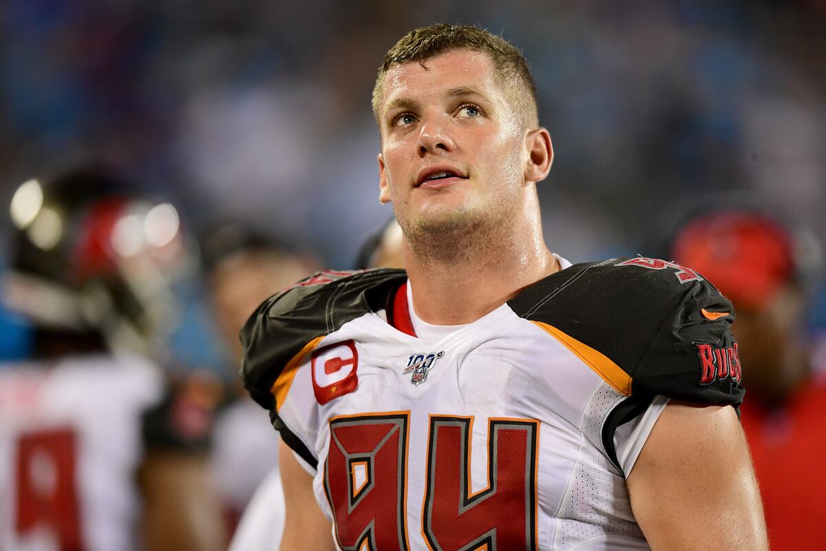 Ex-Buccaneers DL Carl Nassib, Raiders Reportedly Agree to 3-Year, $25M Contract | News, Scores ...