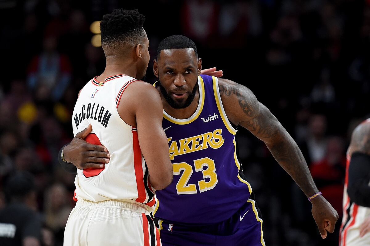 CJ McCollum Says He'd Pick LeBron James as 2020 NBA MVP on 'The ...