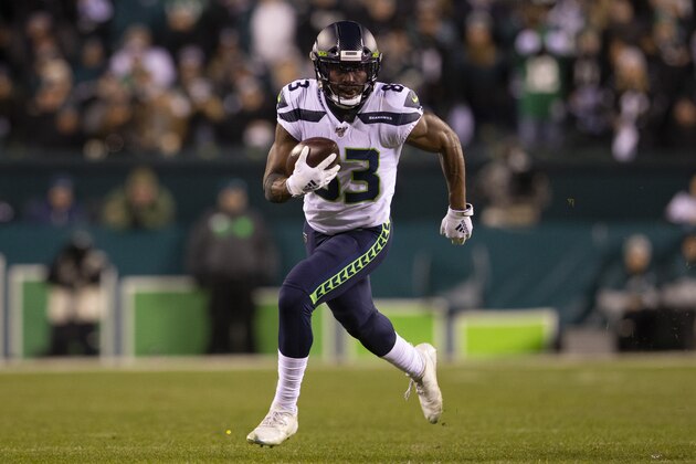 Seahawks' David Moore Signs RFA Contract Tender; Had 301 Yards in 2019