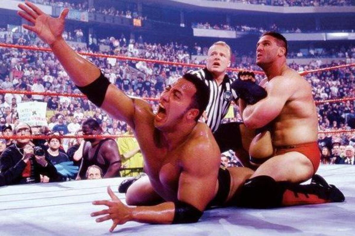 Attitude Era: Ken Shamrock vs. The Rock and the Demons of the Road ...