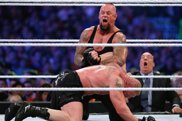 The Undertaker Vs Brock Lesnar Wrestlemania 30 Wallpaper