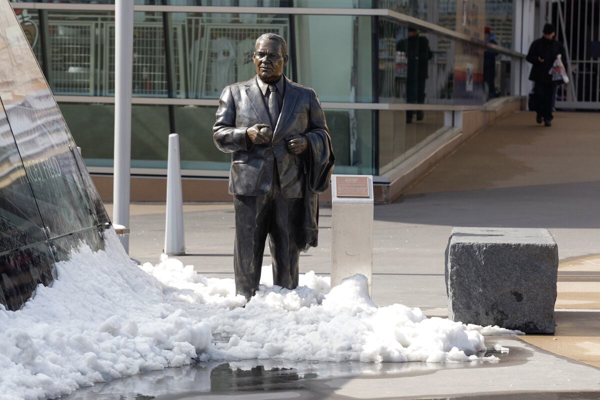 Twins Remove Statue of Former Owner Calvin Griffith from Outside of ...