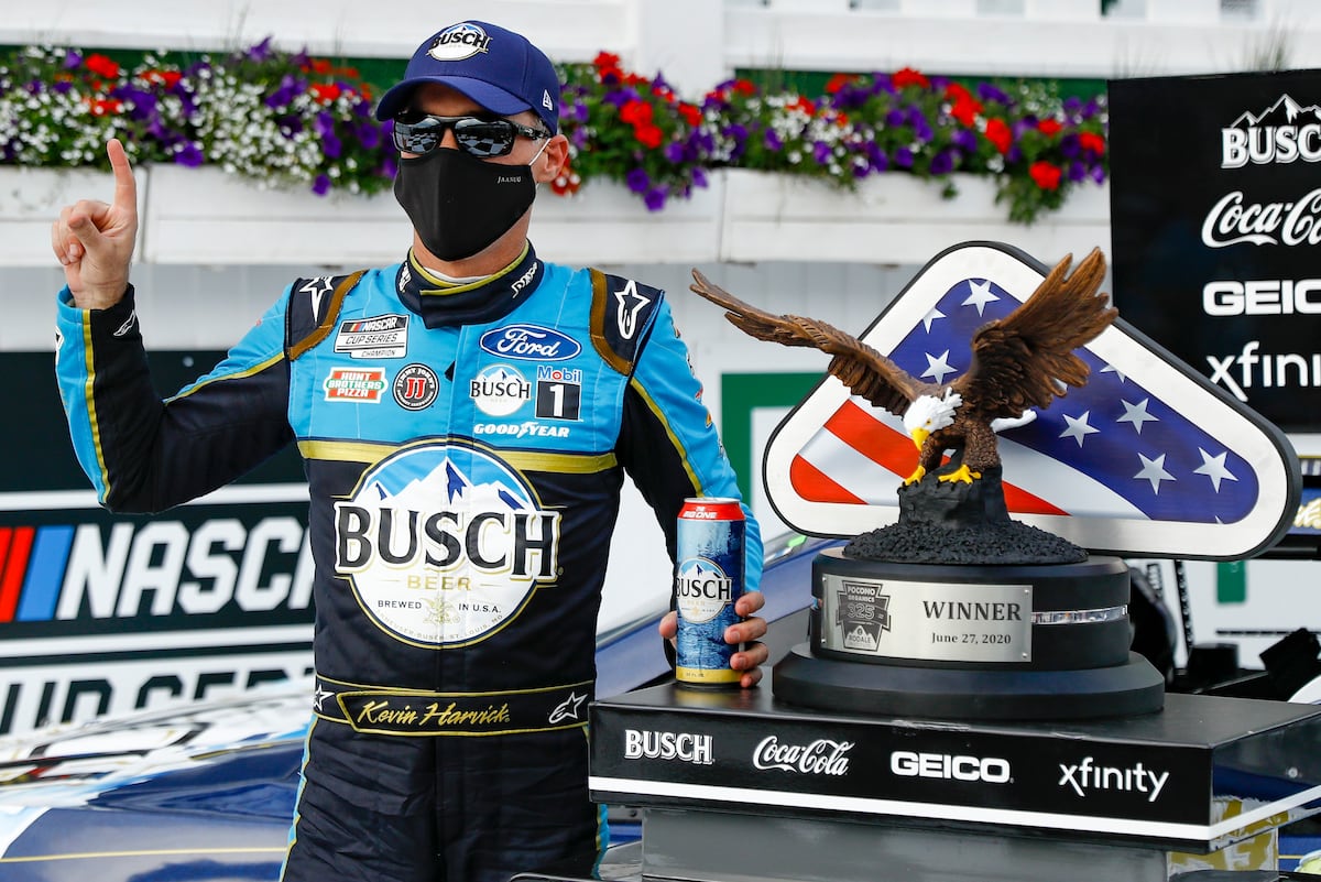 NASCAR at Pocono 2020 Results: Kevin Harvick Tops Denny Hamlin at ...