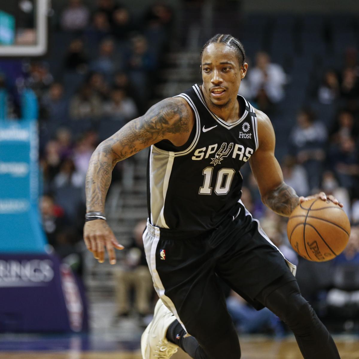 Spurs' DeMar DeRozan Says Contract Option Didn't Factor into Playing ... Spurs' DeMar DeRozan Says Contract Option Didn't Factor into Playing ...