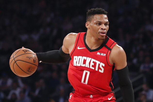 Rockets' Russell Westbrook Returning to Practice After COVID-19 Protocol
