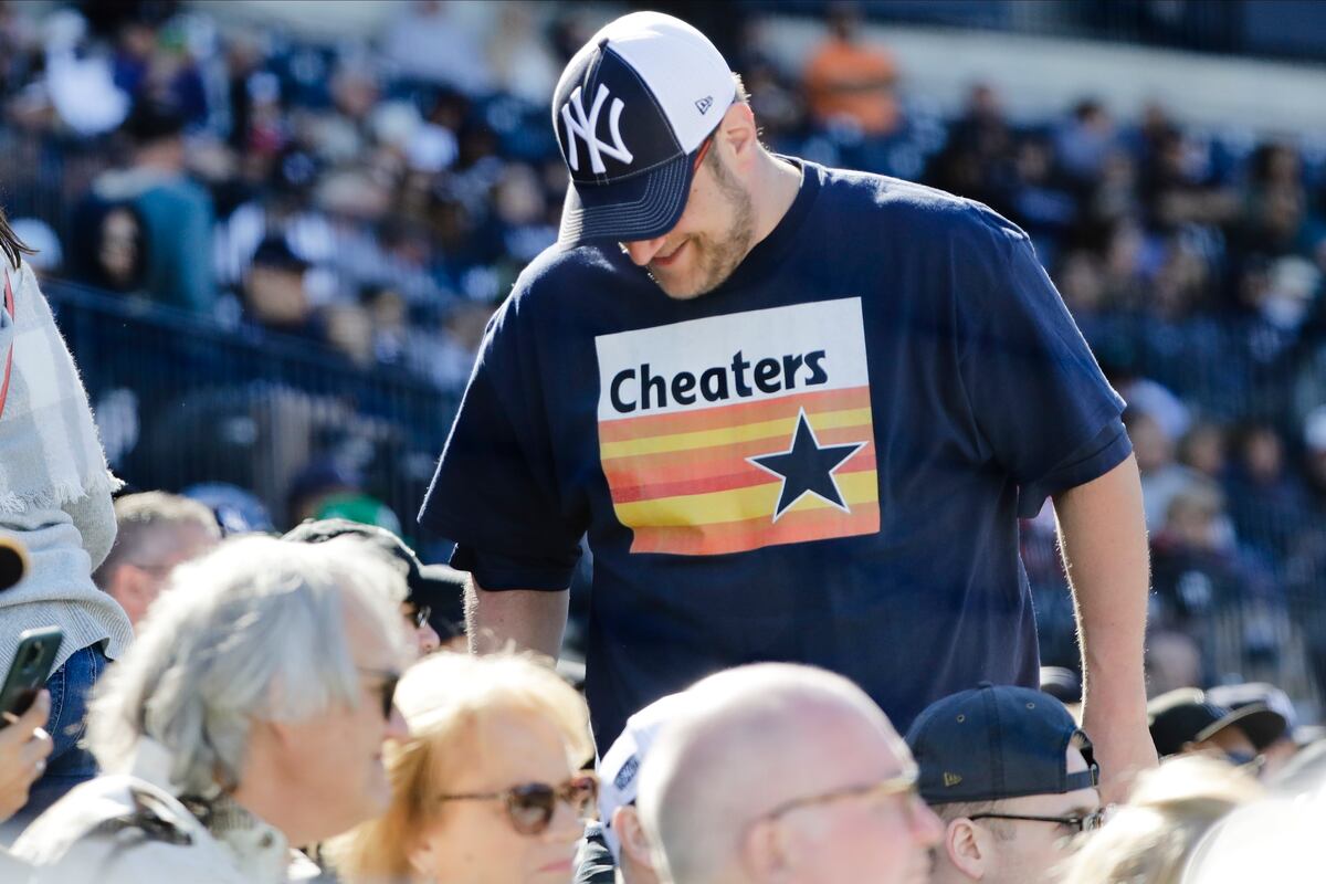 'Houston Asterisks' Banner Flies over Oakland Coliseum Before Astros vs ...