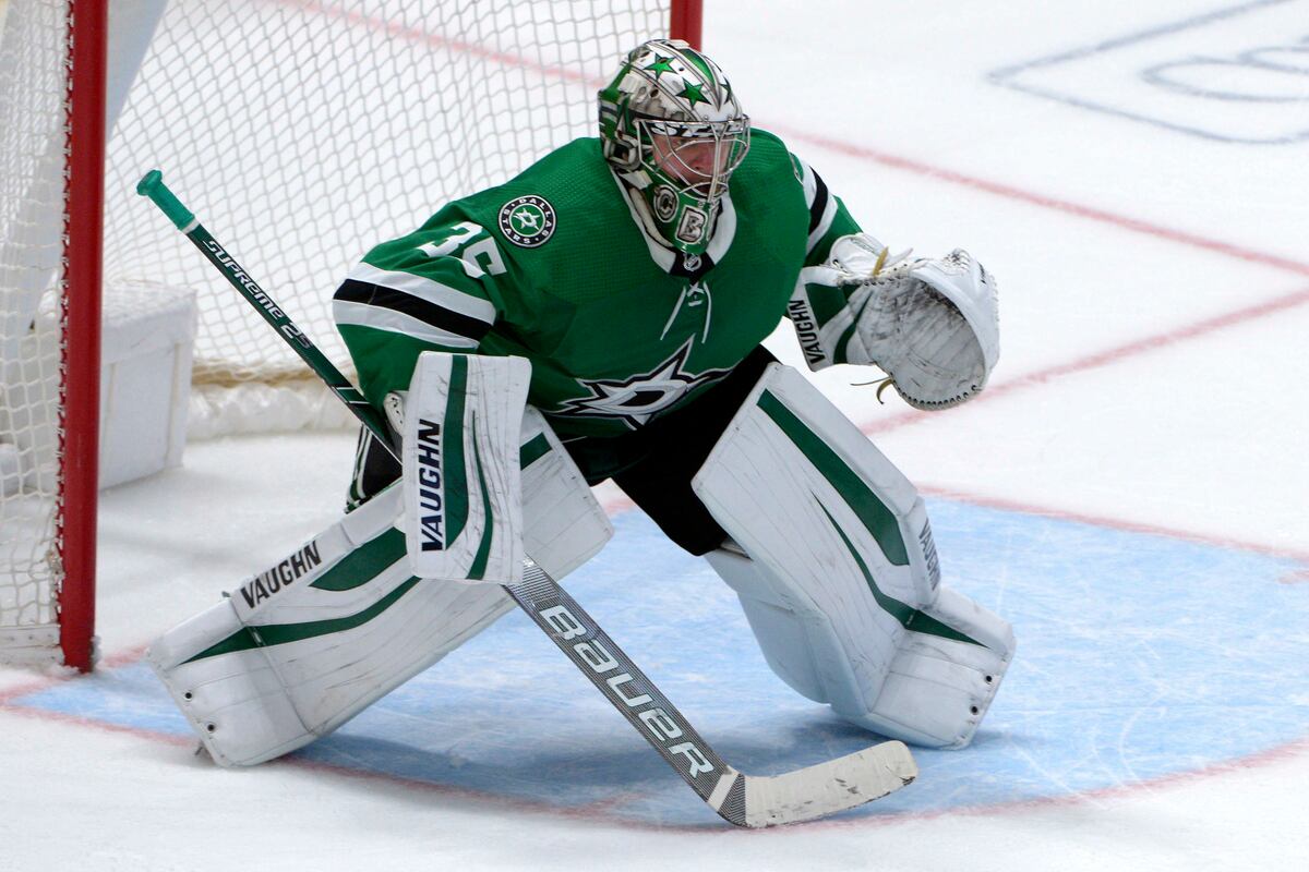 Anton Khudobin, Stars Fend off Lightning to Take 1-0 Lead in Stanley ...