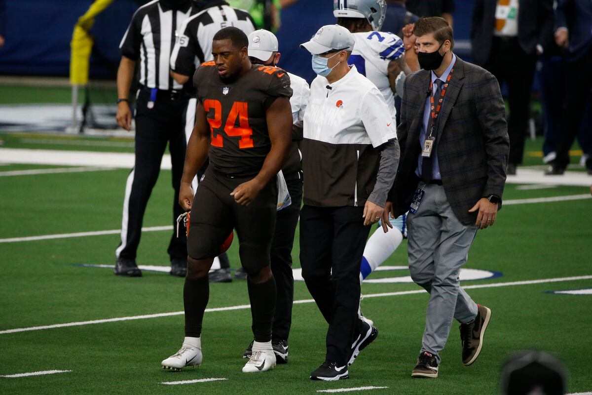 Browns' Nick Chubb 'Not Sure' If He'll Return from Knee Injury vs ...