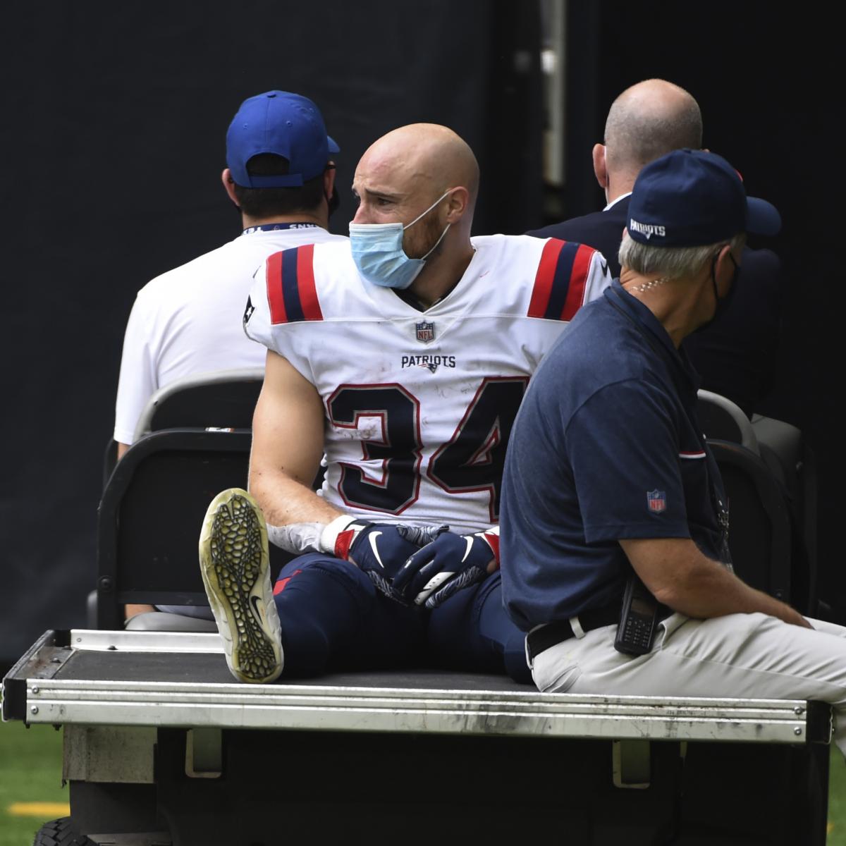 Patriots' Rex Burkhead Feared to Have Torn ACL After Knee Injury vs ... Patriots' Rex Burkhead Feared to Have Torn ACL After Knee Injury vs ...