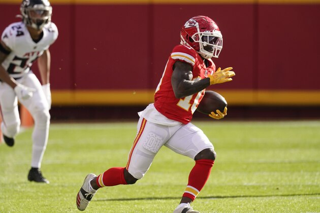 Tyreek Hill, Sammy Watkins, Clyde Edwards-Helaire Out for Chiefs vs ...