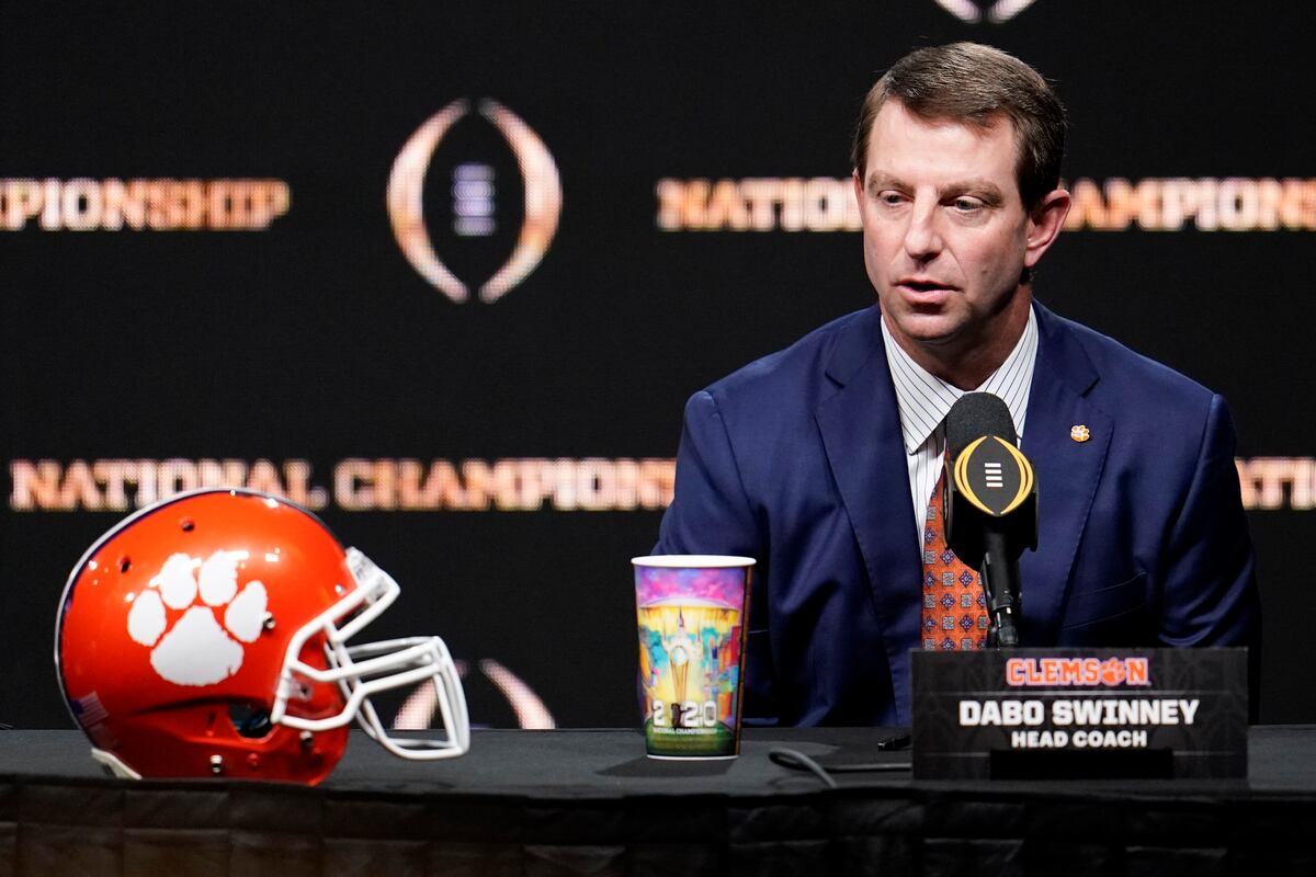 Clemson's Dabo Swinney Explains Why He Voted Ohio State Outside Top 10 ... Clemson's Dabo Swinney Explains Why He Voted Ohio State Outside Top 10 ...