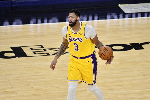 Anthony Davis Back for Lakers vs. Rockets After Adductor Injury